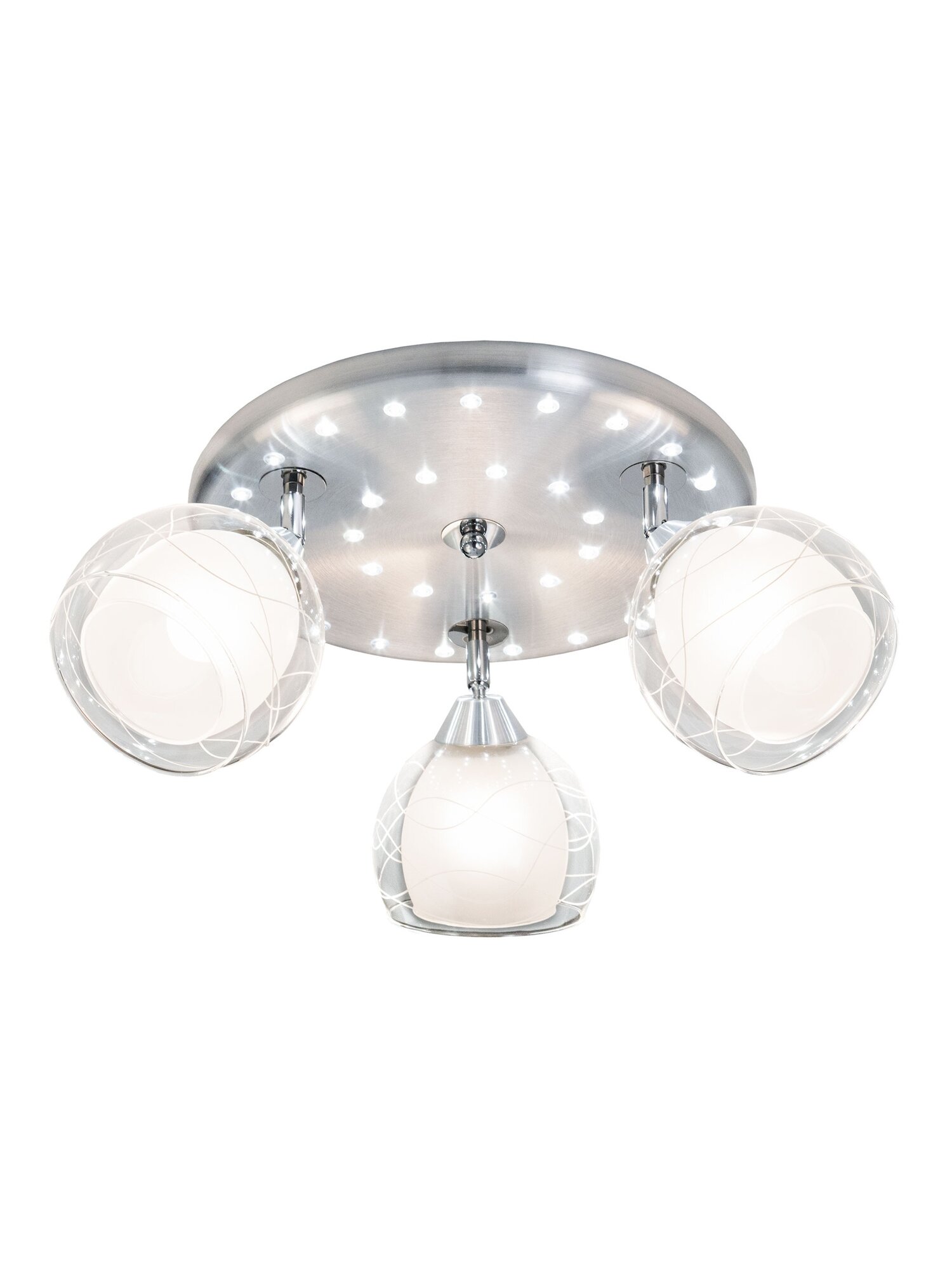 Люстра с поворотными плафонами Citilux Самба CL158132 Алюминий Хром, Е27