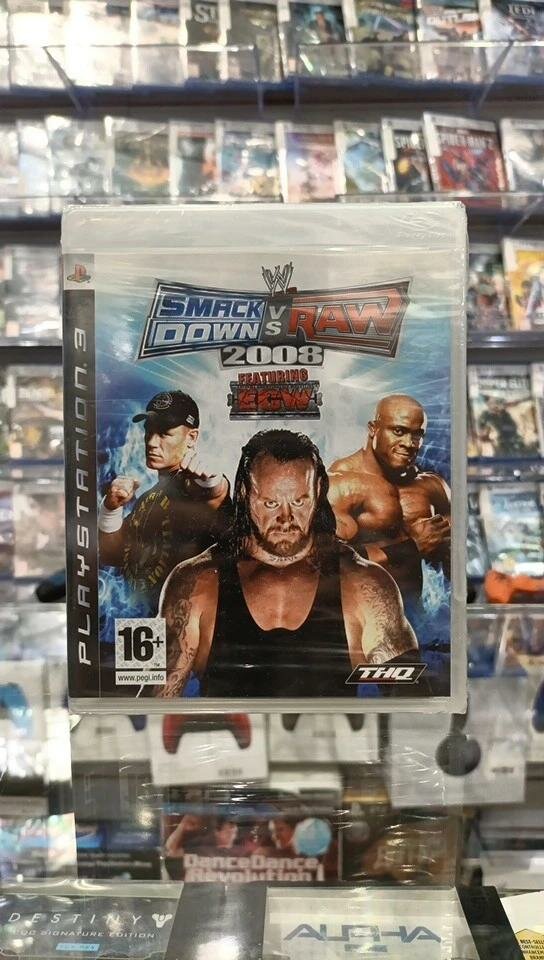 WWE SmackDown vs. Raw 2008 [PS3 английская версия] (новая/перепак) (МК)(SPC)