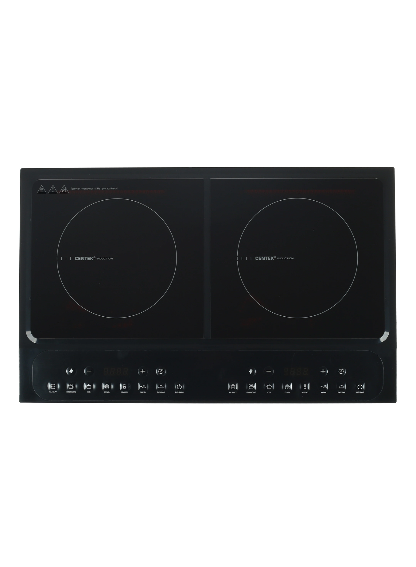 Плита индукционная Centek CT-1514, стеклокерамика, мощность 3.5 кВт, черный.