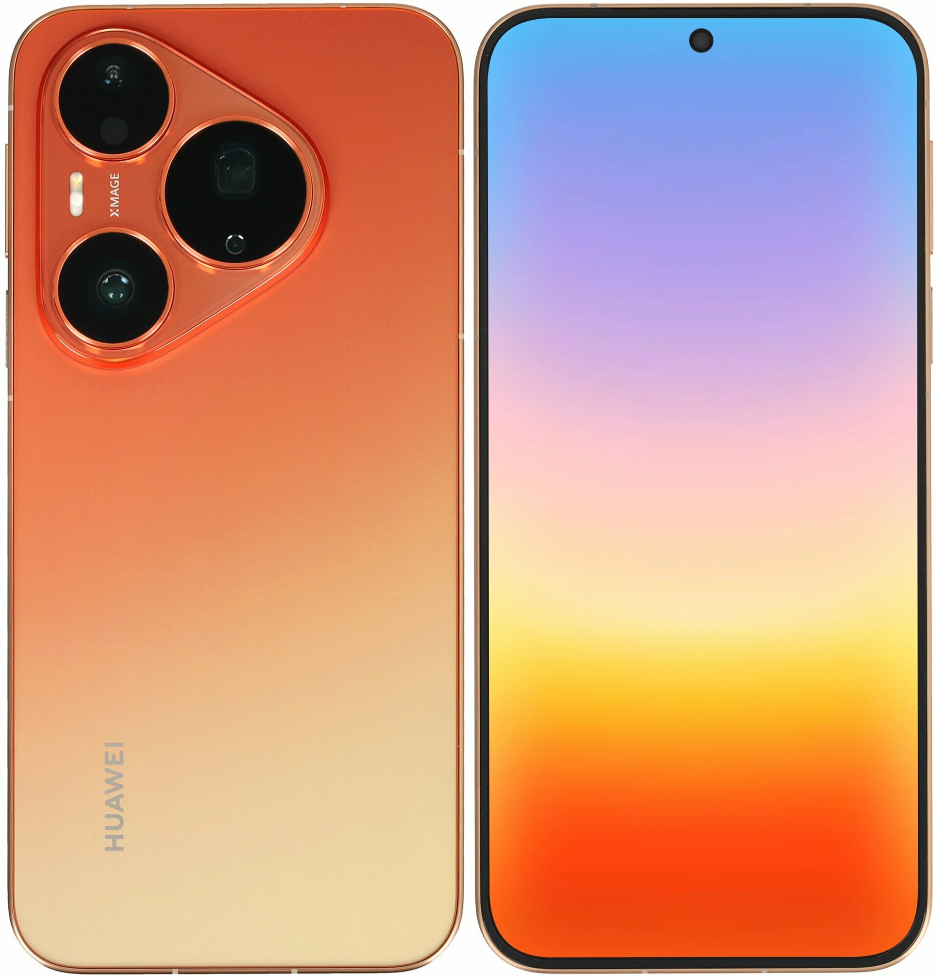Смартфон HUAWEI Pura 90s Pro, Ростест (ЕАС), 12 Гб + 256 Гб, Оранжевый