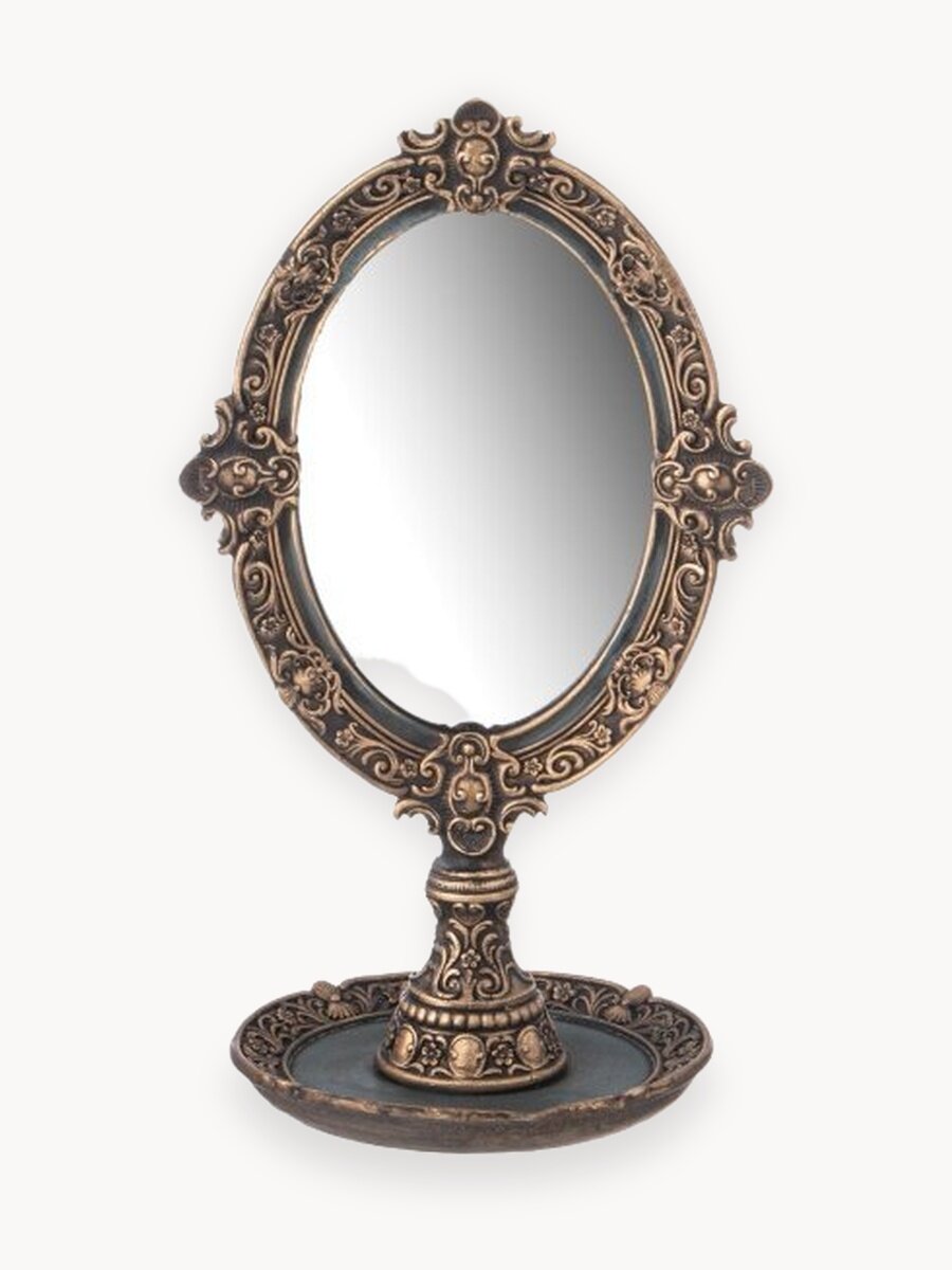 Зеркало Lefard "рококо" настольное, 15,5х12,7х17 см