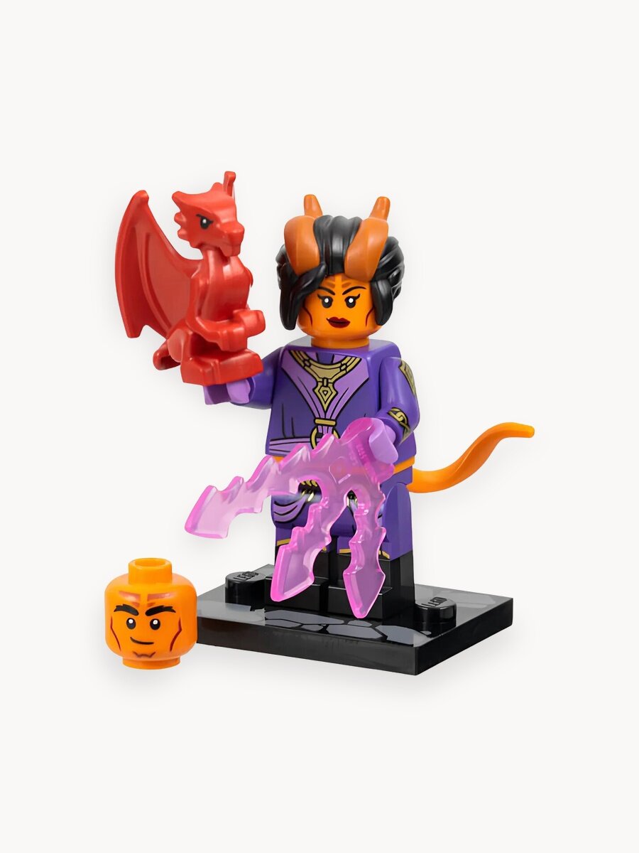 Минифигурка LEGO 71047 Dungeons & Dragons Tiefling Sorcerer coldnd-3 N