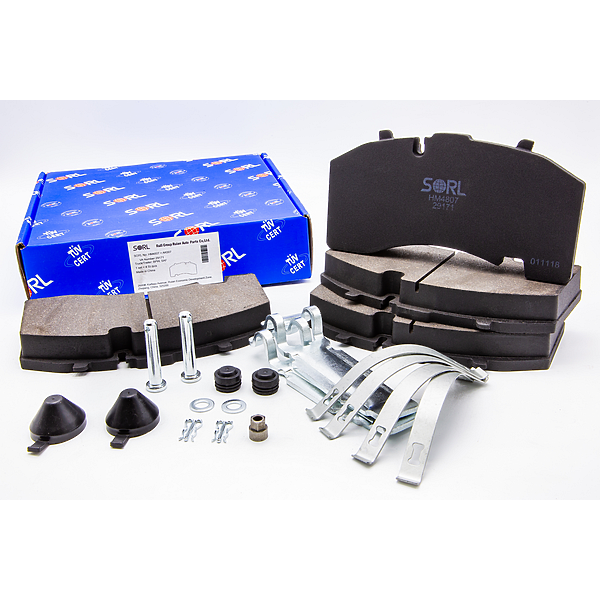 SORL HM4807+AK007 колодки тормозные дисковые\ bpw, sb4309t sk7