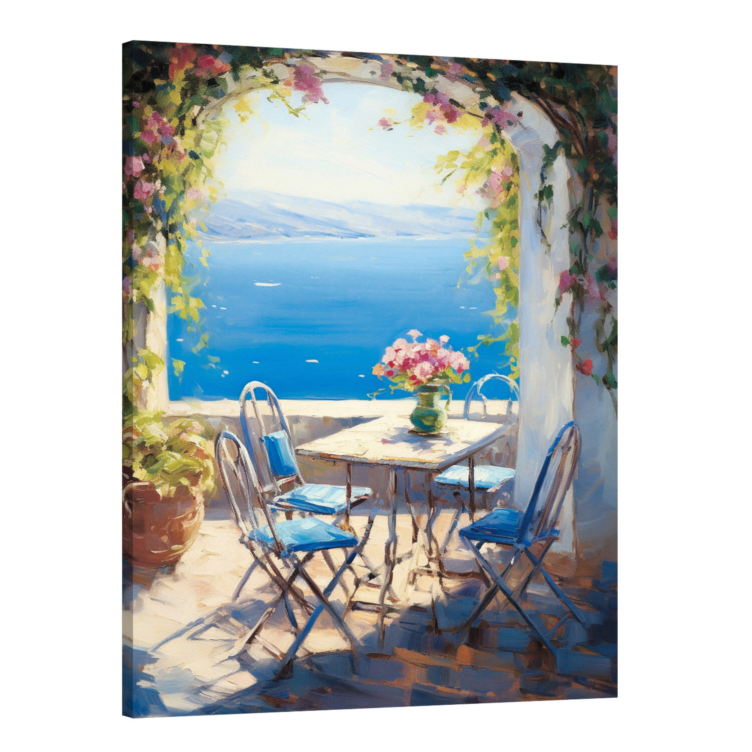 Интерьерная картина 50х70 "Вид из окна"