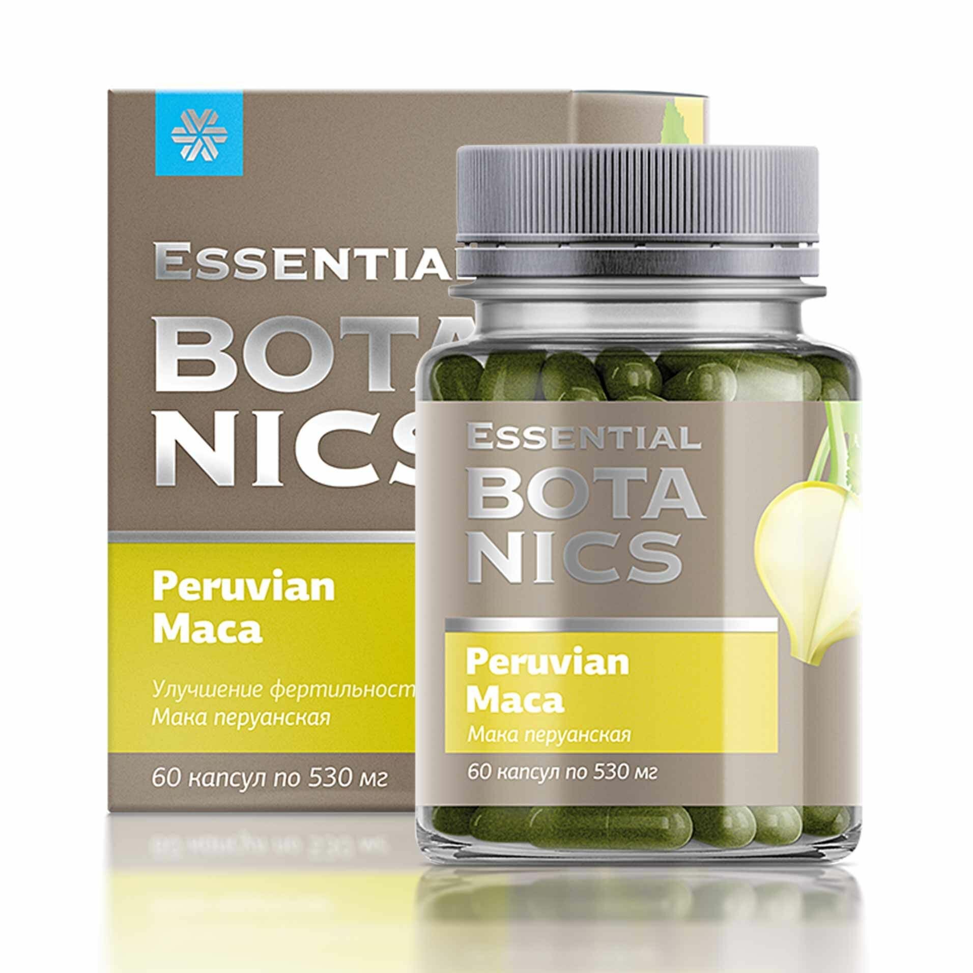Перуанская мака Essential Botanics,60 капсул