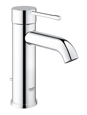 Смеситель для раковины Grohe Essence New 23591001 CoolStart, с донным клапаном, хром