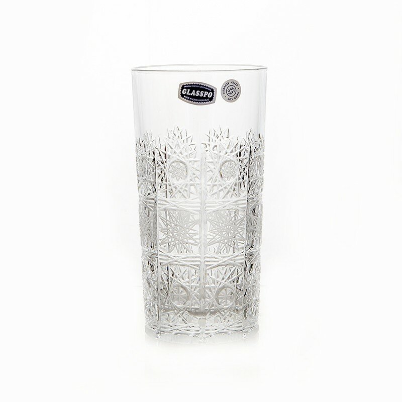 Набор стаканов 350мл.6шт «Хрусталь 20001» (Glasspo, страна Чехия)