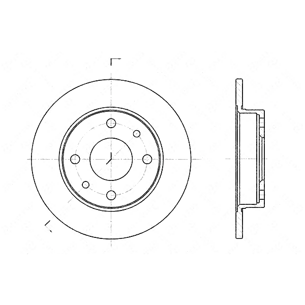 STELLOX 6020-9922-SX (0060576335 / 0060805117 / 0060811879) диск тормозной\Fiat (Фиат) bravo / tempra 1.4 88