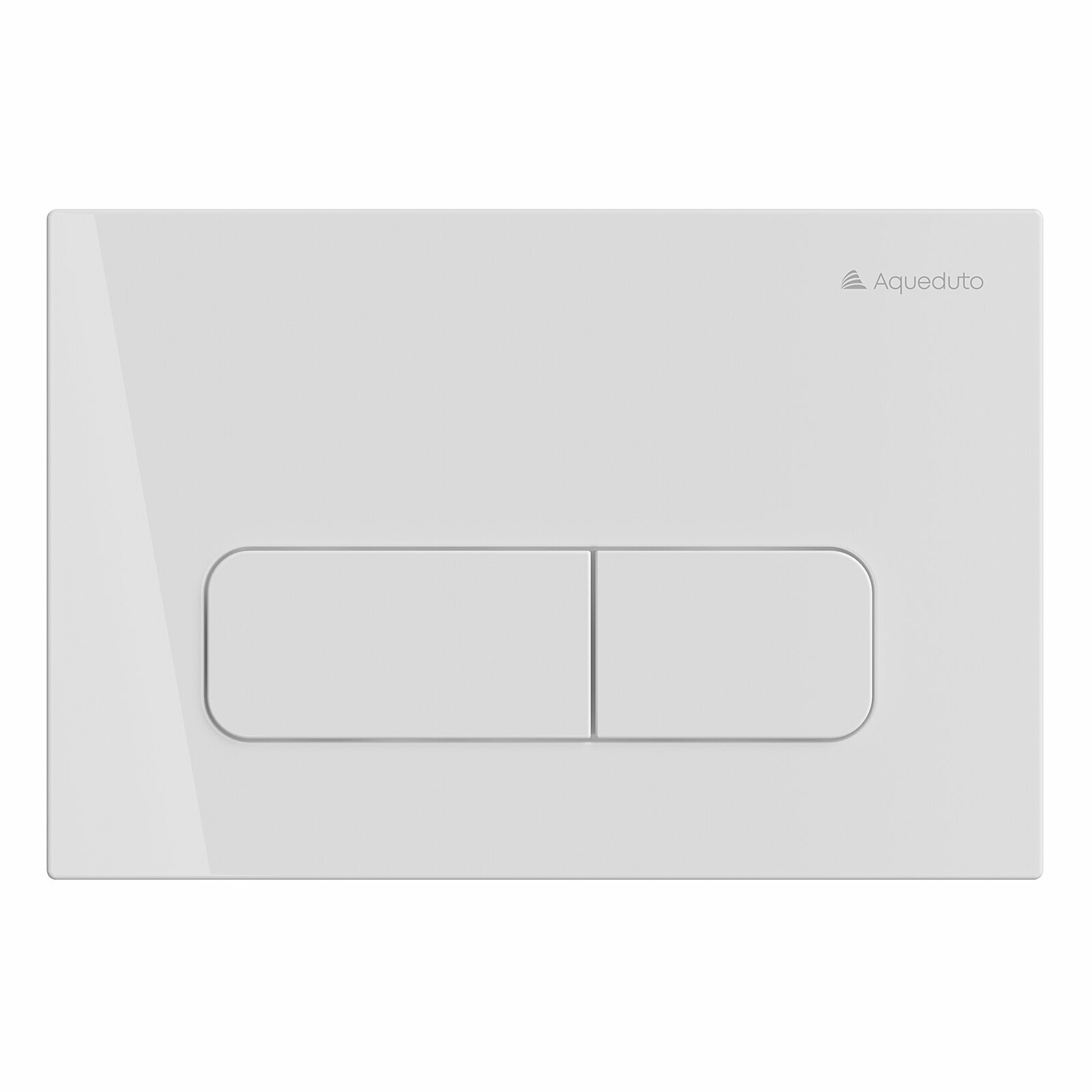 AQD FORMA Панель смыва, белый глянцевый