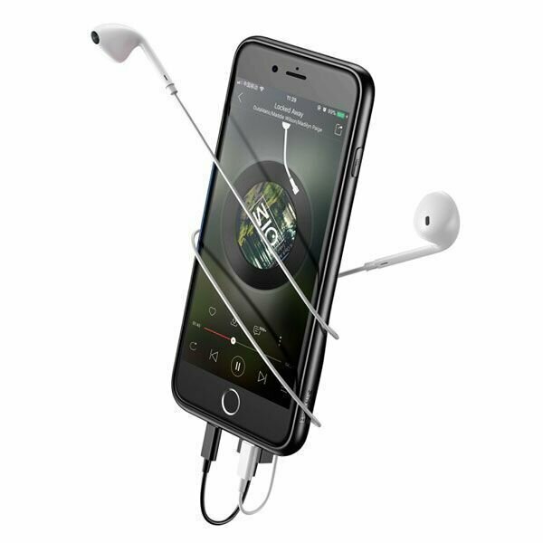 Чехол аудио адаптер для iPhone 7 Plus, 8 Plus Baseus Audio Case — фото 1