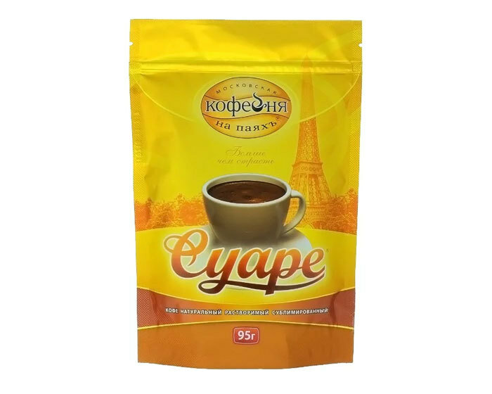 Кофе растворимый "Московская кофейня на Паях Суаре" 95 грамм