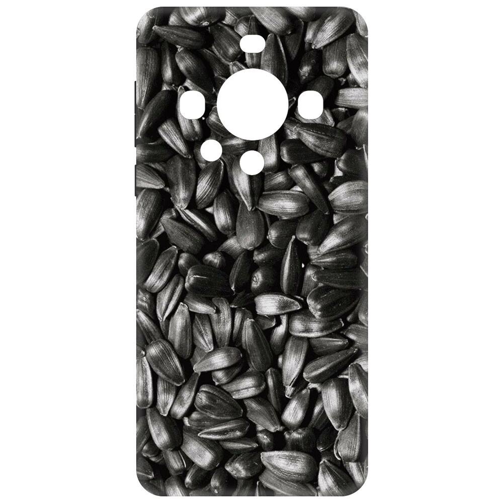 Чехол-накладка Krutoff Soft Case Семечки для Huawei Mate 60 черный
