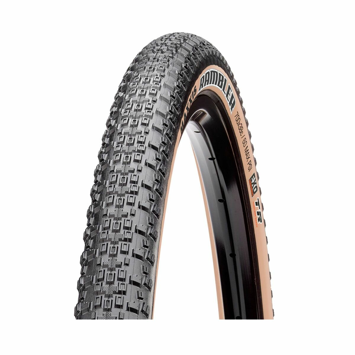 Покрышка Maxxis Rambler Tanwall 700x38C TPI 60 Kevlar EXO/TR