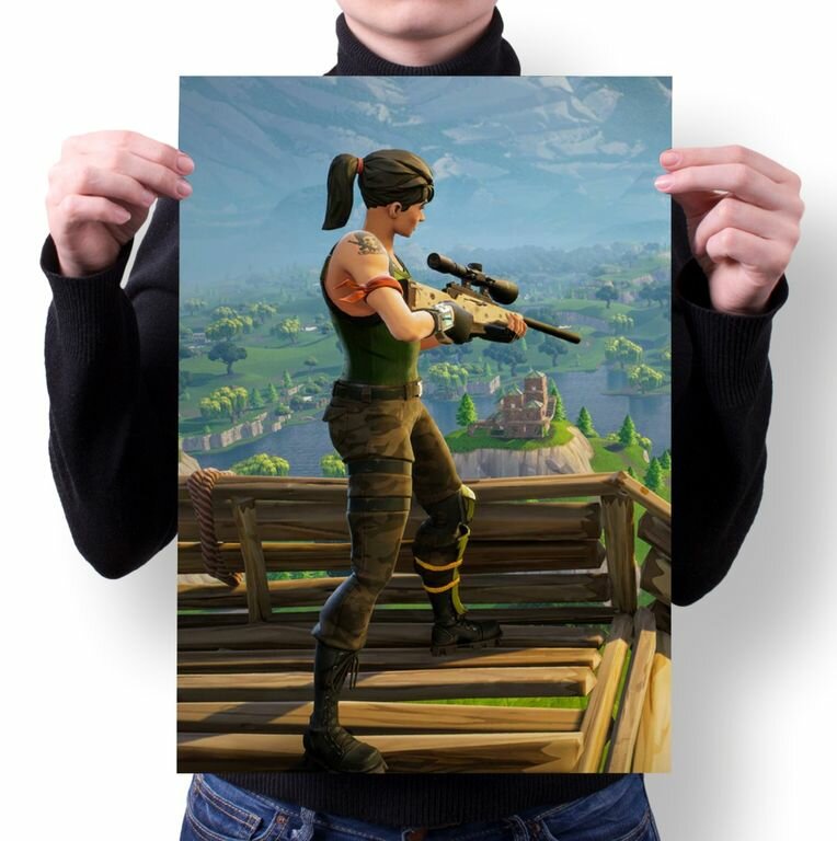 Плакат Fortnite, Фортнайт №6, А4