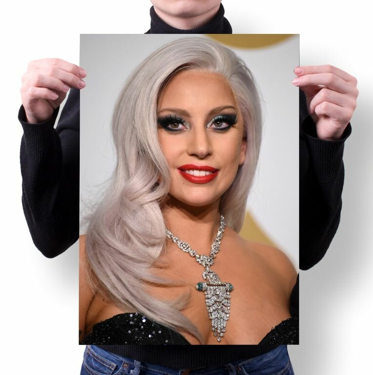 Плакат Леди Гага, Lady Gaga №2, А4