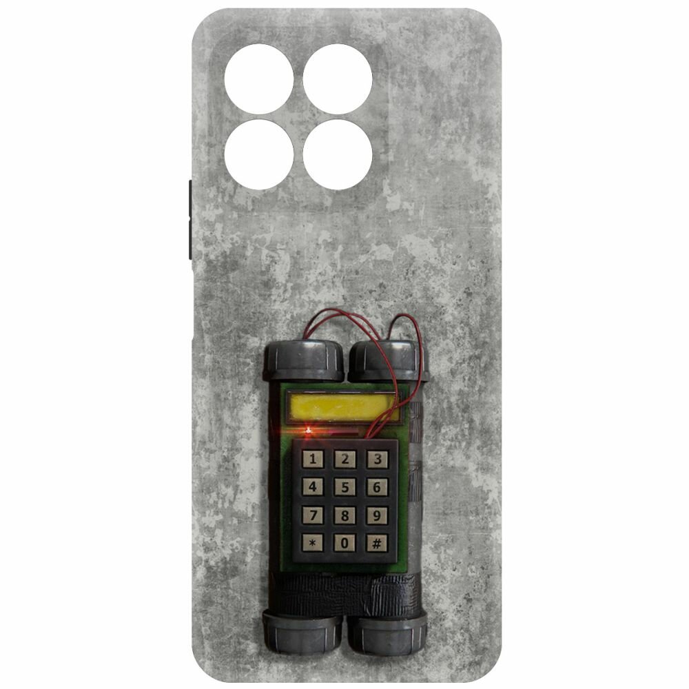 Чехол-накладка Krutoff Soft Case Cтандофф 2 (Standoff 2) - C4 для Honor X8b черный