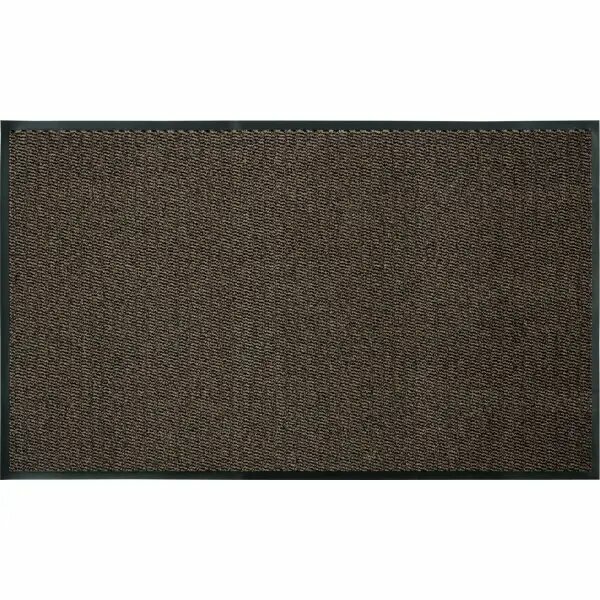 Коврик Step 90x150 см полипропилен цвет коричневый