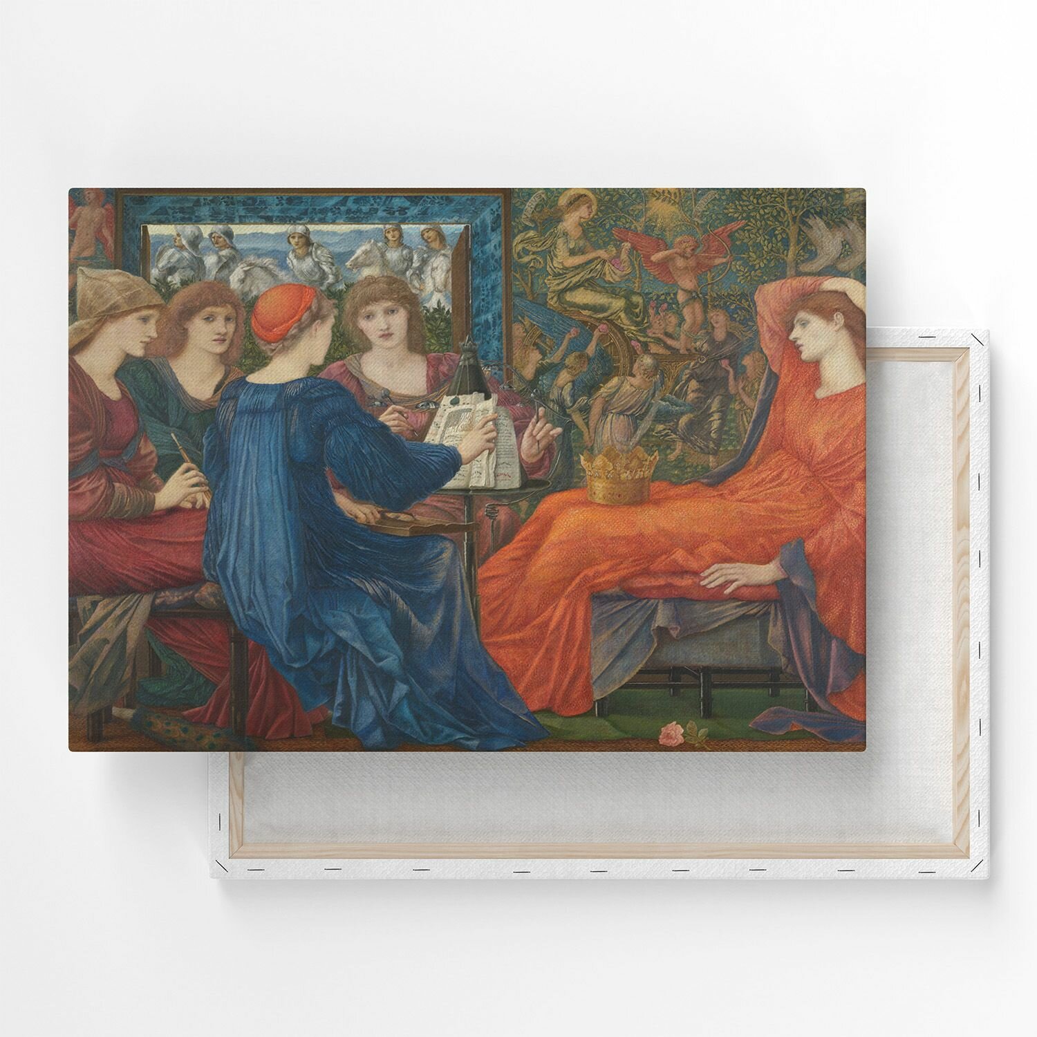 Картина на холсте, репродукция / Эдвард Бёрн-Джонс - Laus Veneris / Размер 80 x 106 см