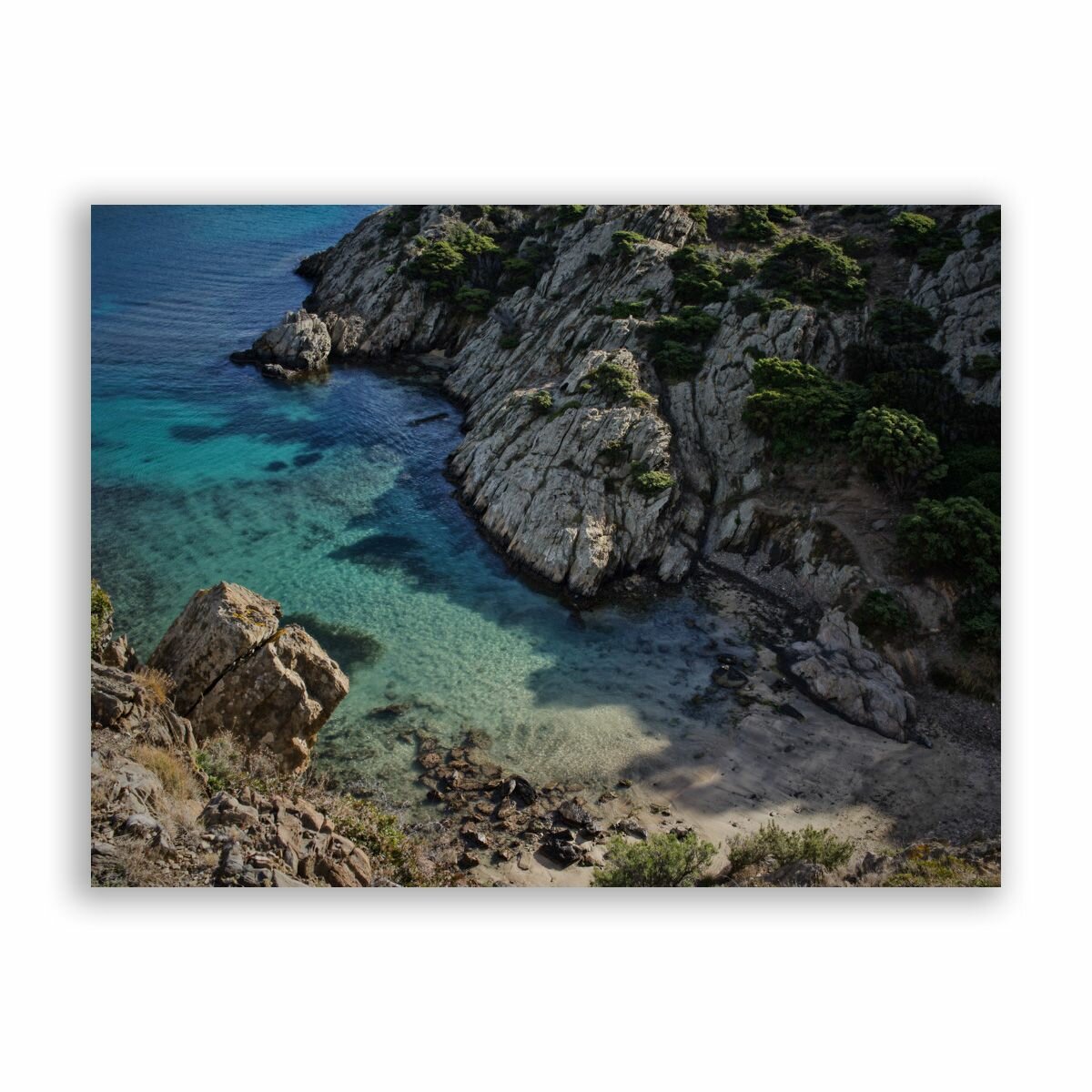 Постер, плакат на бумаге / Природа Испании - Море / Размер 30 x 40 см