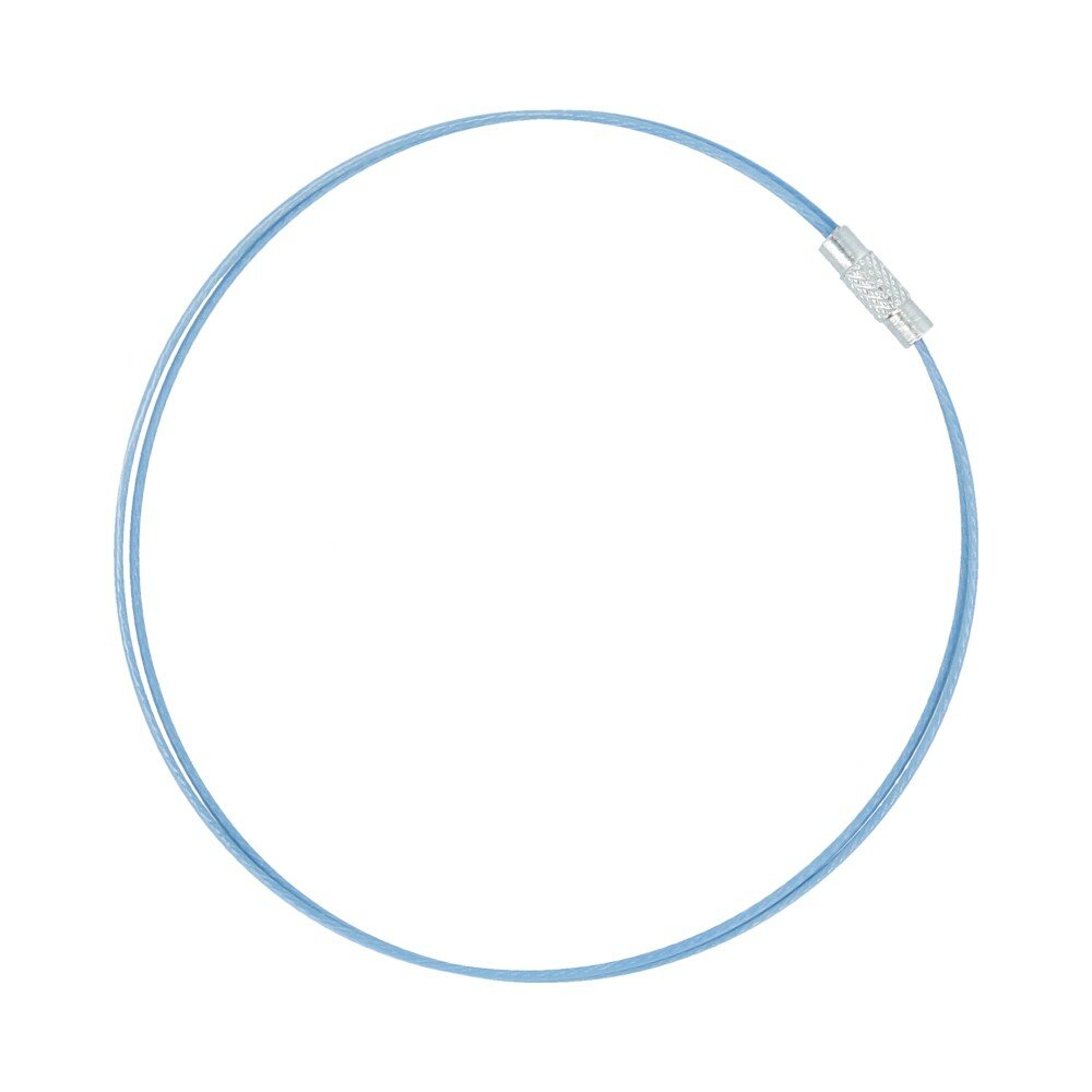 "Zlatka" Основание для колье KS-050 50 см №14 голубой