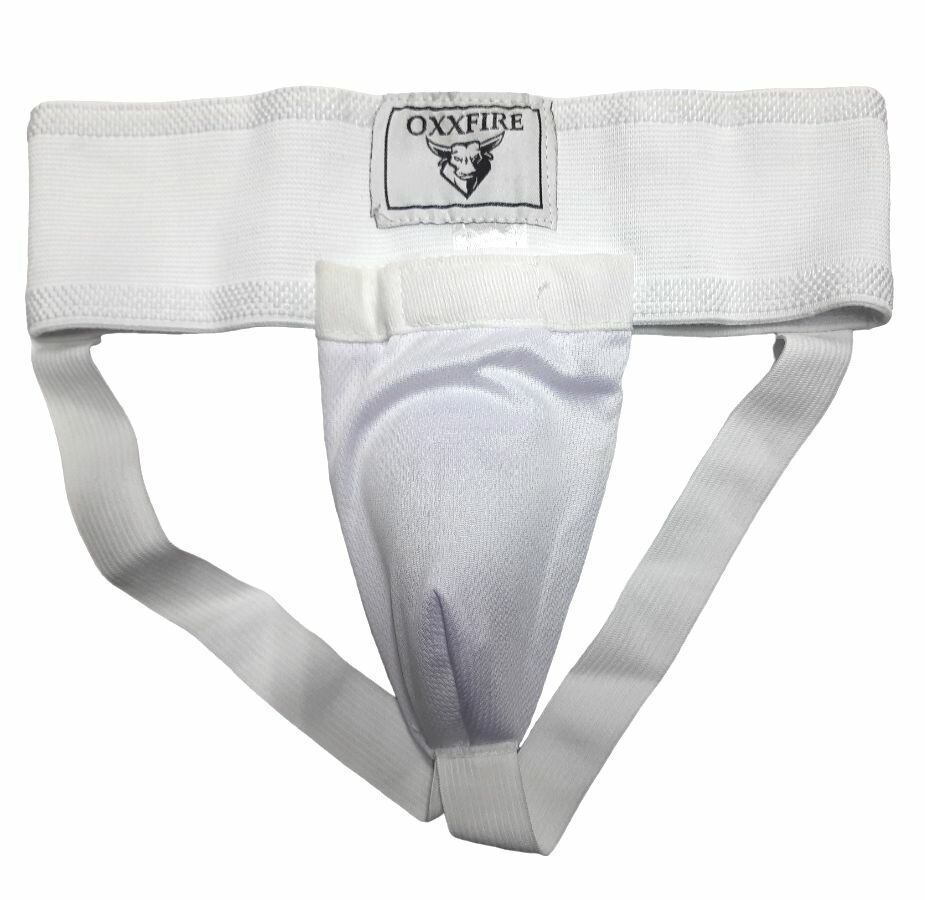 Защита паха OXXFIRE - размер XXS / белая / кога, паховая защита, паховый бандаж, ракушка для единоборств