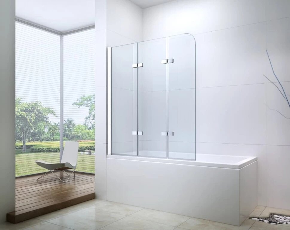 Шторка для ванны 80 см Berges City 2.0 062012 прозрачное