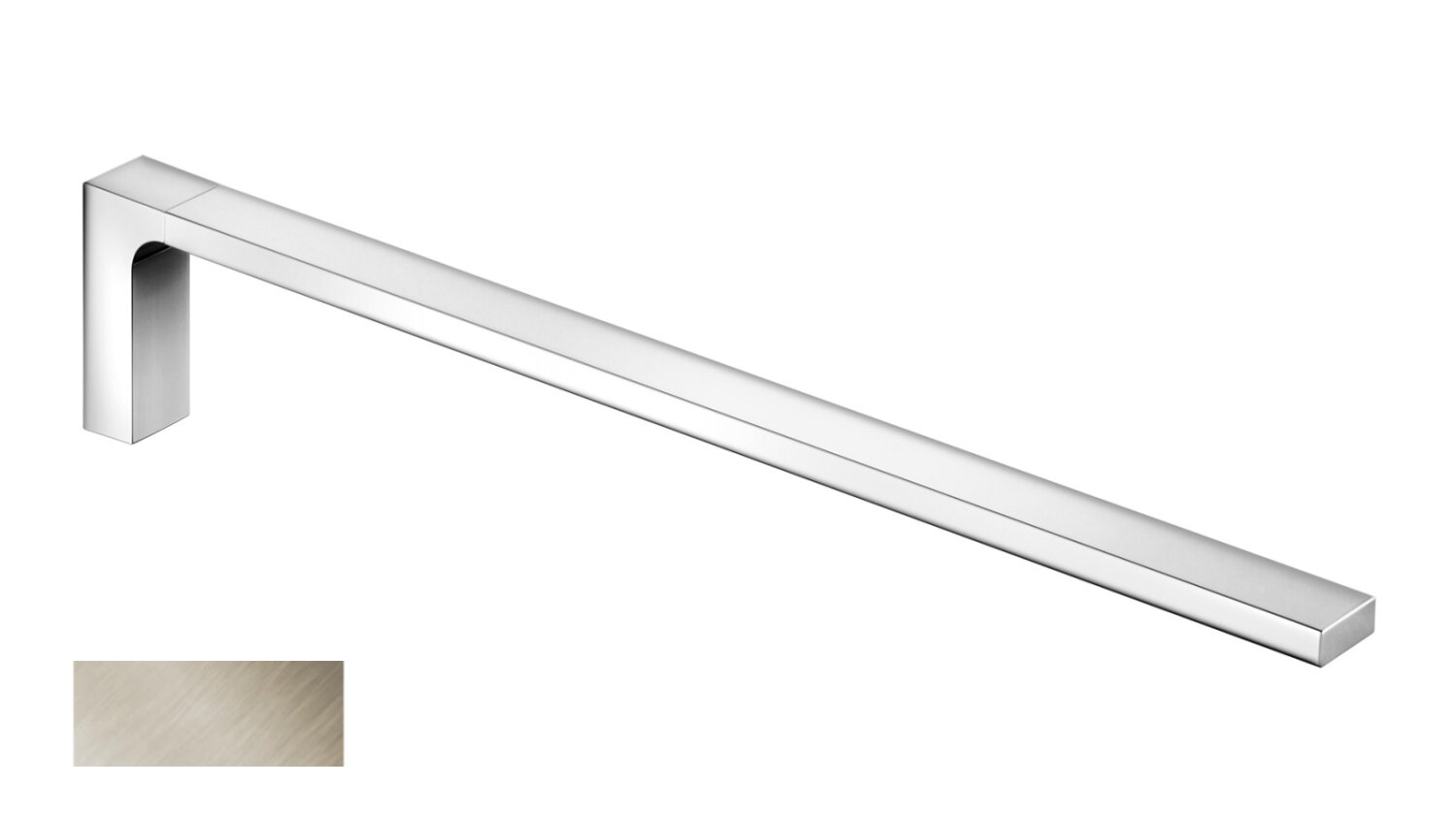 Полотенцедержатель Keuco Edition 11, 450мм, одинарный, неповоротный, шлифованный никель 11120 050000