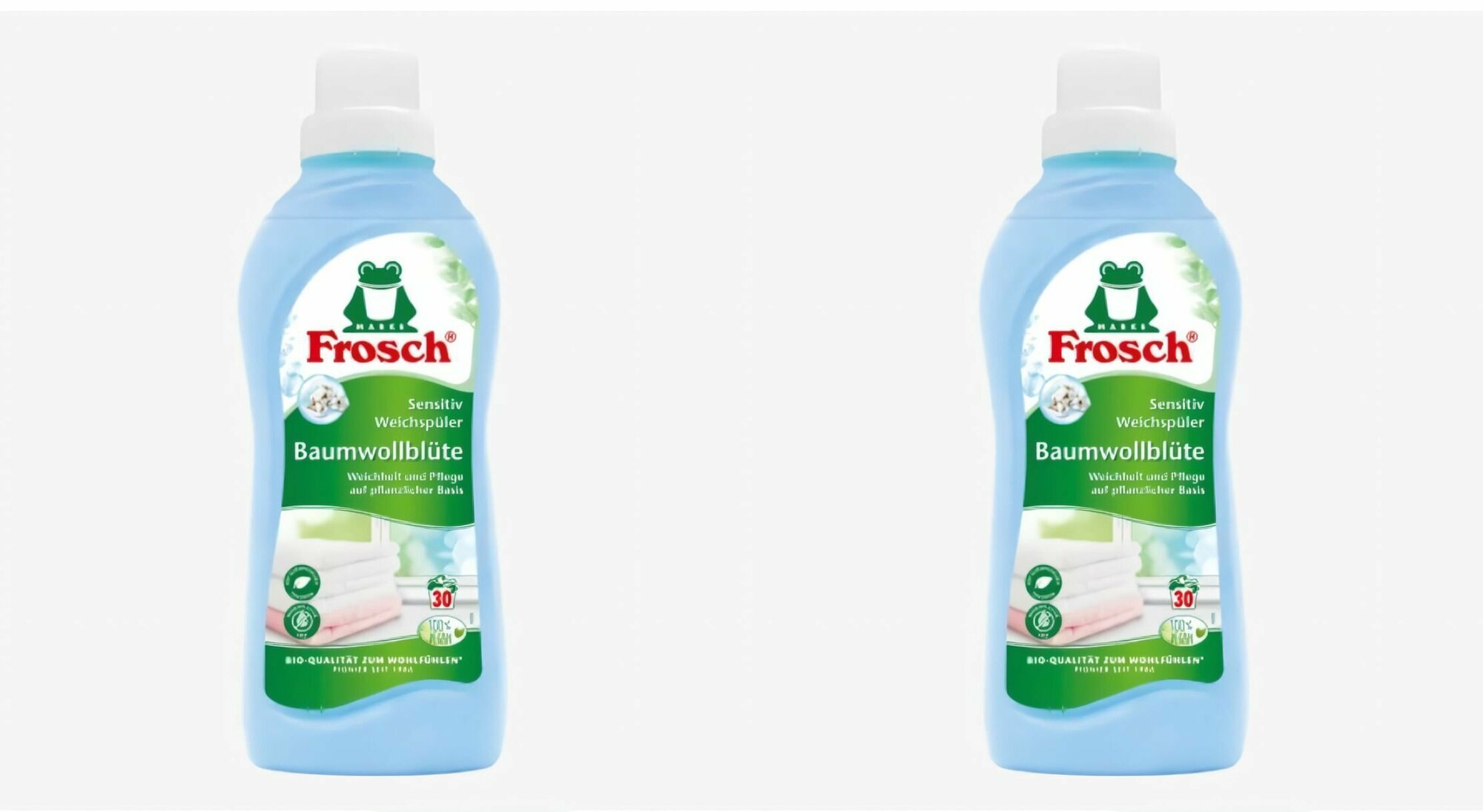 Frosch Концентрированный ополаскиватель для белья, Свежесть, 0,75 мл, 2 шт