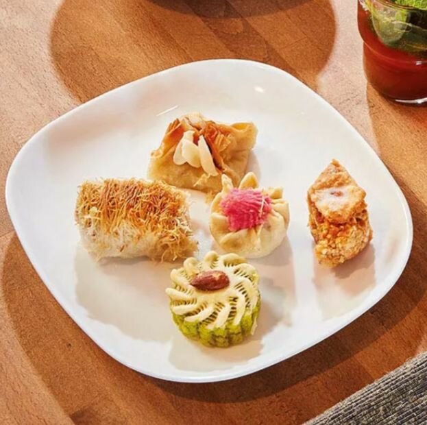 Блюдо стеклокерамика "Snack" для закусок 21,5х19см