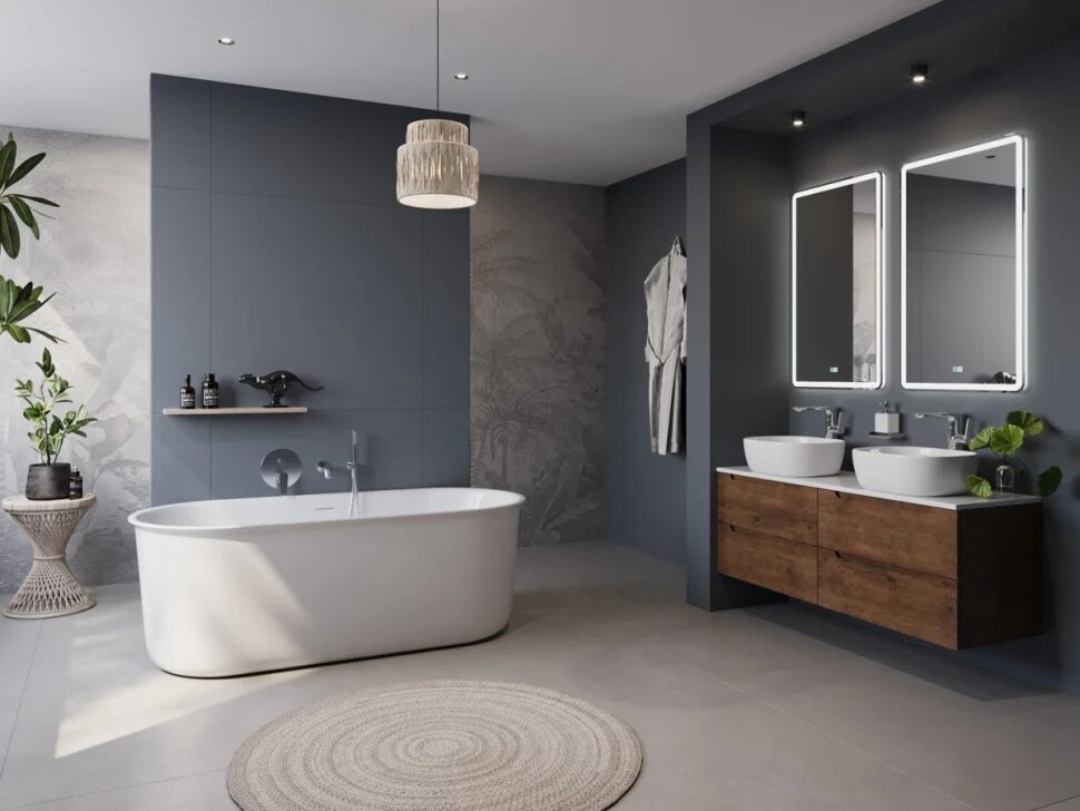 Акриловая ванна BelBagno BB709-1700-780 170,5x78 см, отдельностоящая, белый