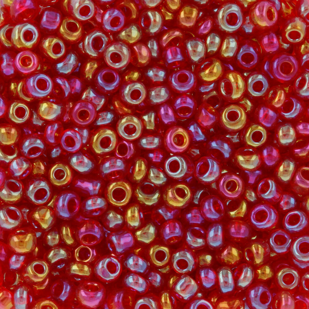 Бисер "Zlatka" круглый GR 11/0 10 г №0165B красный