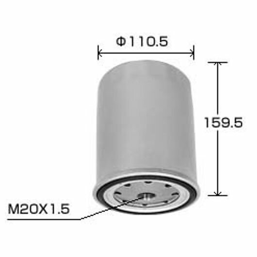 Масляный фильтр ISUZU FORWARD / 6BG1 (ViC) (C-510A)