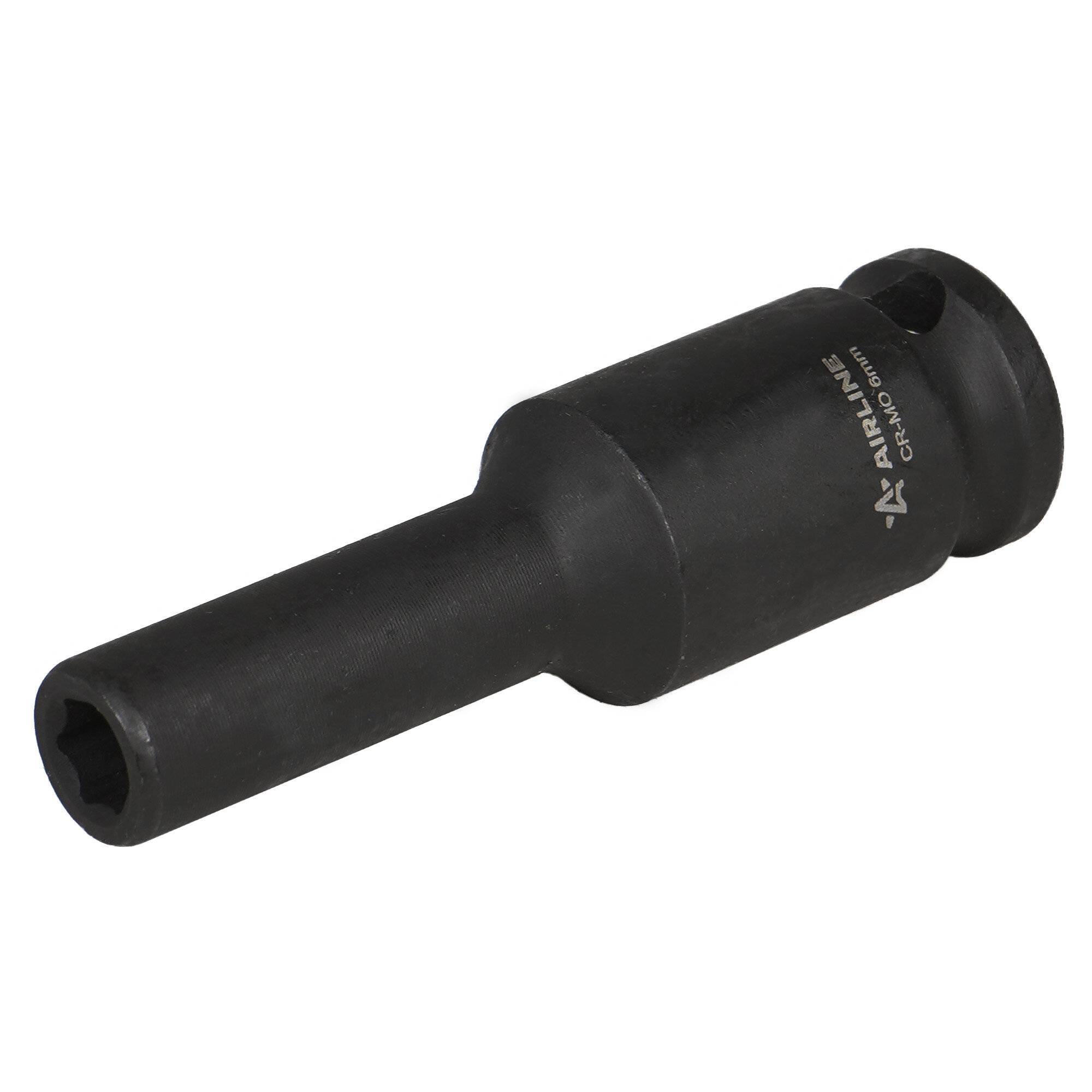 AIRLINE ATAS319 Головка ударная торцевая глубокая 3/8 DR шестигранная 6 мм L=65 мм