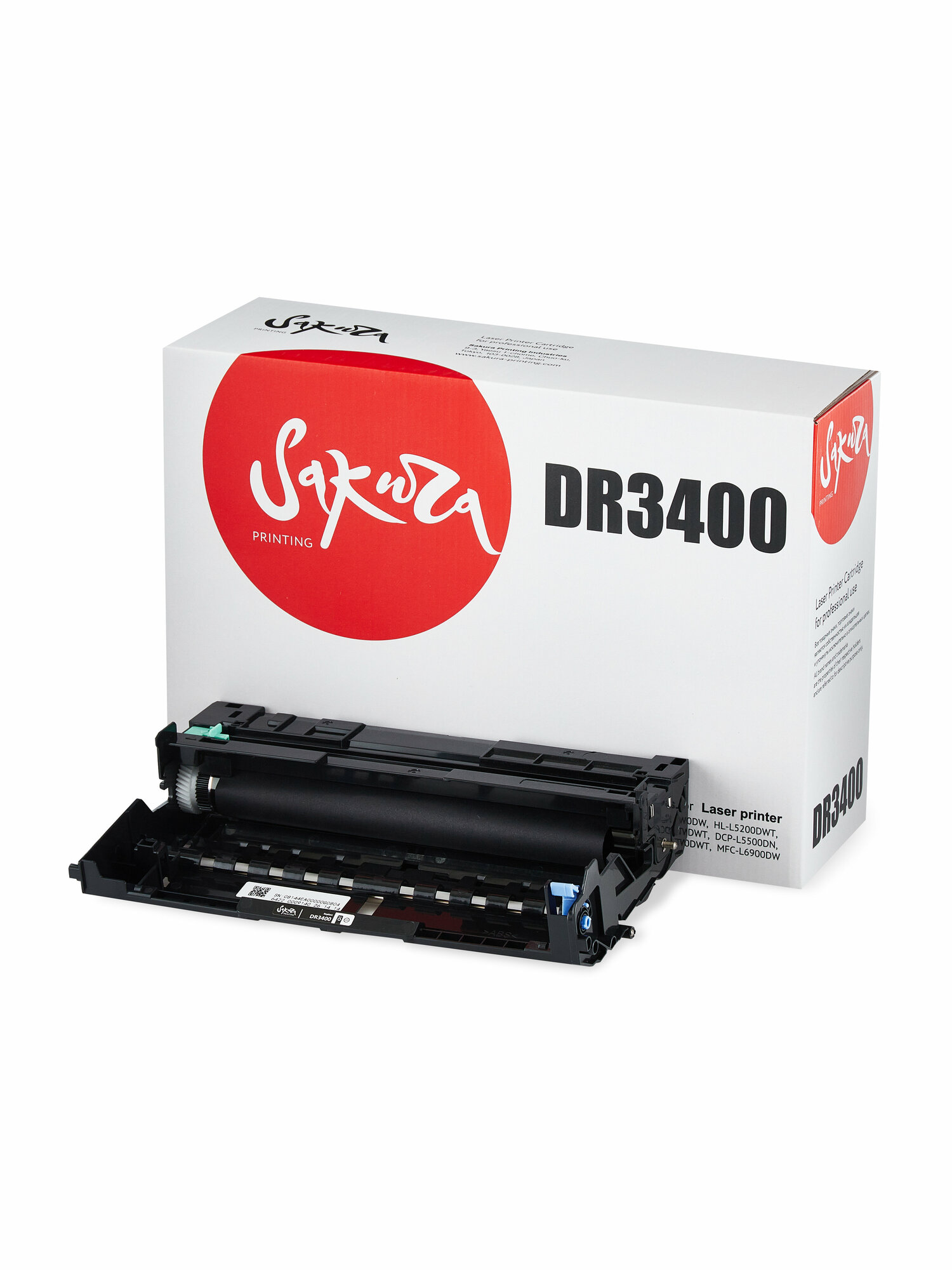 Блок фотобарабана SAKURA DR-3400 для Brother HL-L5100/5200/6300/6400 DCP-L5500/6600 MFC-L 5750/6900 (50К) (SADR3400)