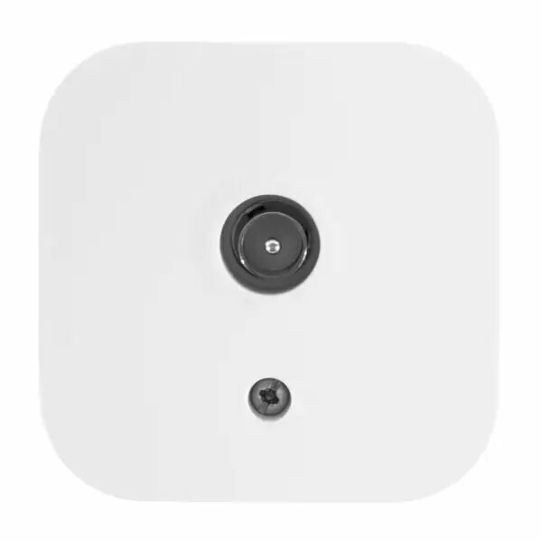 ТВ-розетка накладная Legrand Quteo звезда, цвет белый