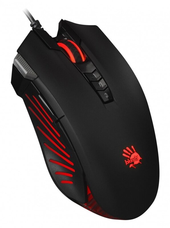 Мышь A4 Bloody V9M черный оптическая (4000dpi) USB (9but)