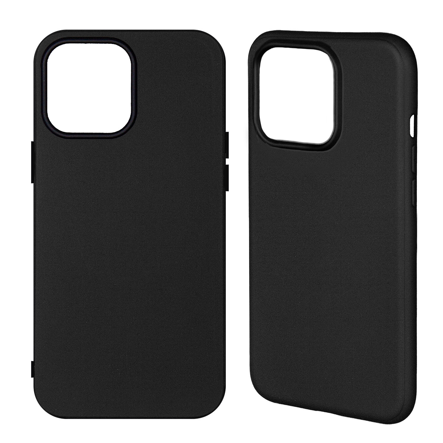 Чехол на Apple iPhone 14 Pro, тонкий, ударопрочный, из термополиуретана, черный