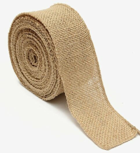 Джутовая лента для рукоделия