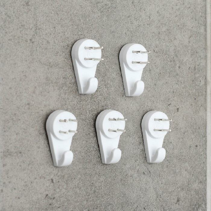 Крепление для картины ЗАО Пластик, большое, цвет белый