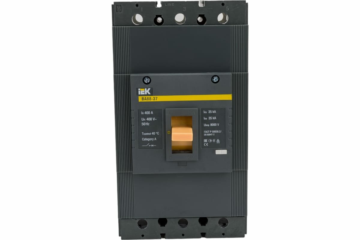 Автоматический выключатель ВА88-37 3Р 400А 35кА ИЭК (автомат электрический) SVA40-3-0400-R