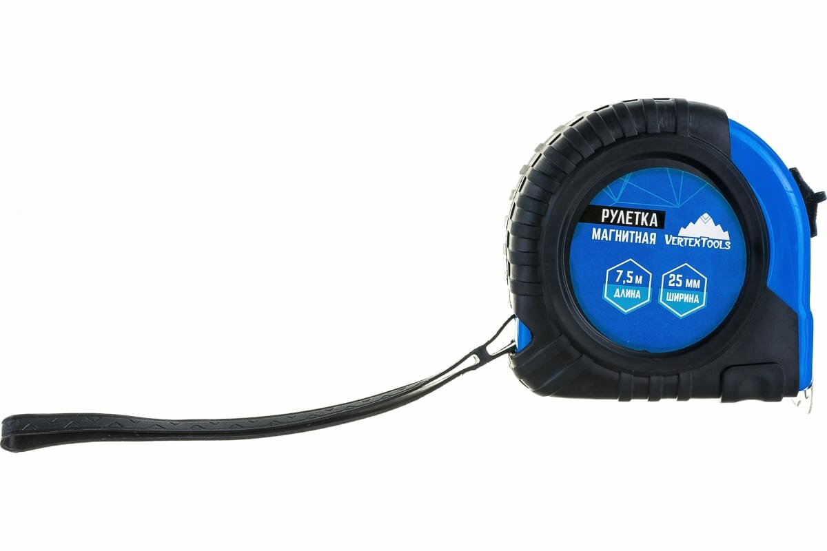 Vertextools рулетка магнитная 7,5х25ММ 3120-07