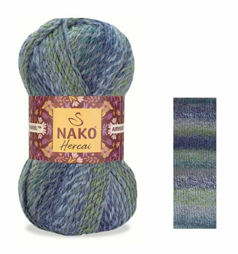 Пряжа Hercai Nako (5 мотков по 100 грамм-156м.)100% акрил 28046