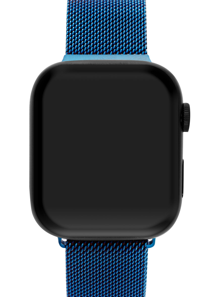 Ремешок для часов Apple Watch Ultra/49/45/44/SE/42 mm Mutural Оригинал, ультралегкий металлический на магните — Синий