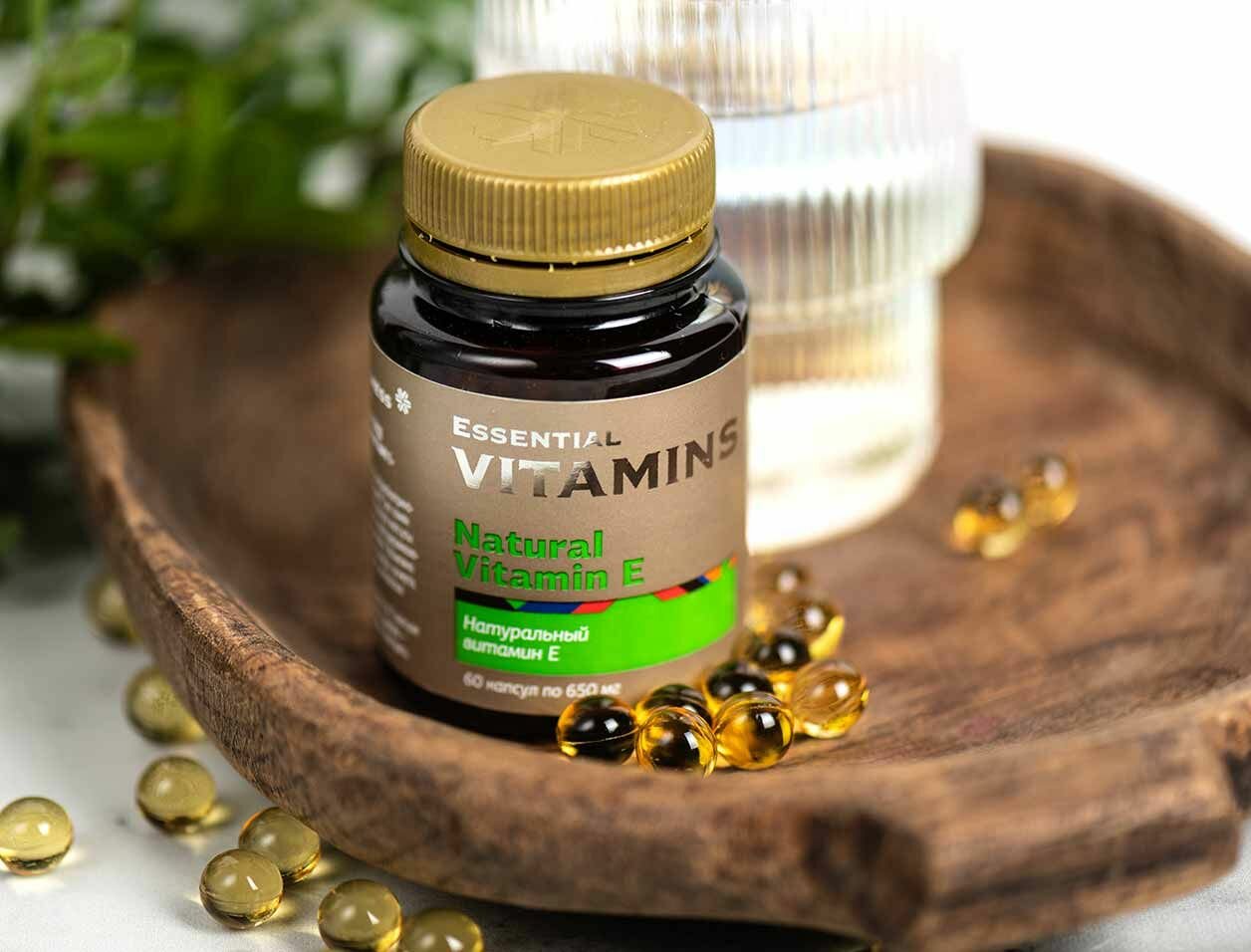 Натуральный витамин EEssential Vitamins, 60 капсул