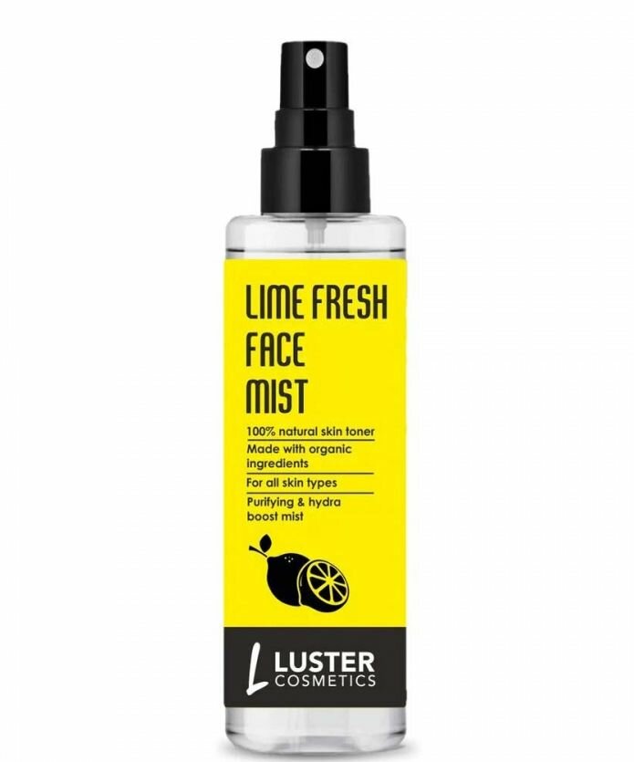 Luster Очищающий и увлажняющий мист-тонер для лица с экстрактом лайма, 115 мл