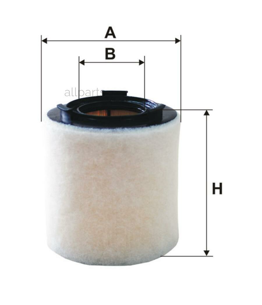 FILTRON AK370/2 Фильтр возд. AUDI A1 1,2-1,6 2011=>