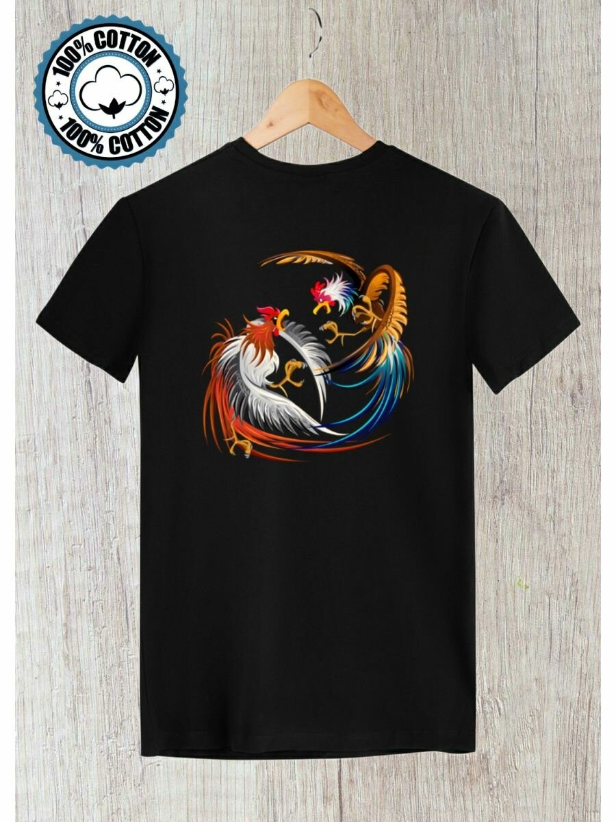 Футболка бойцовские петухи fighting cocks