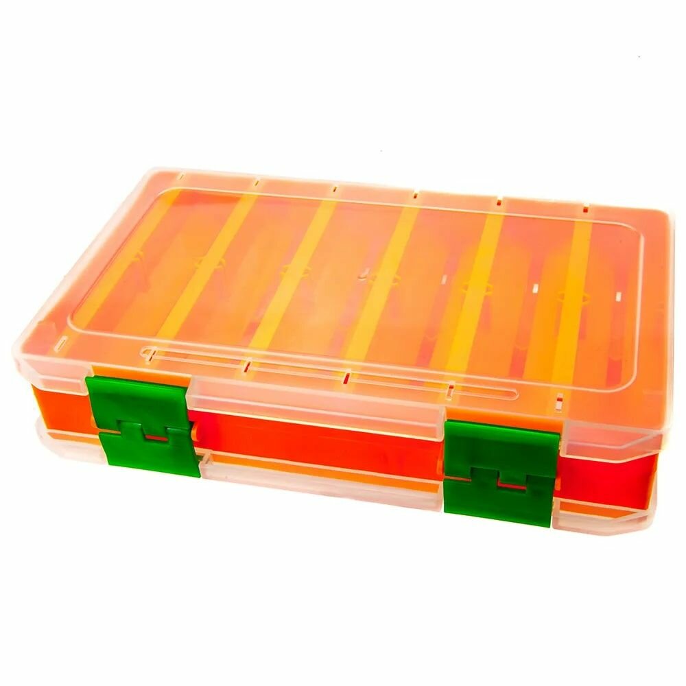 Коробка Fisherbox 240D orange (24 х 15 х 5см), 2-х сторонняя