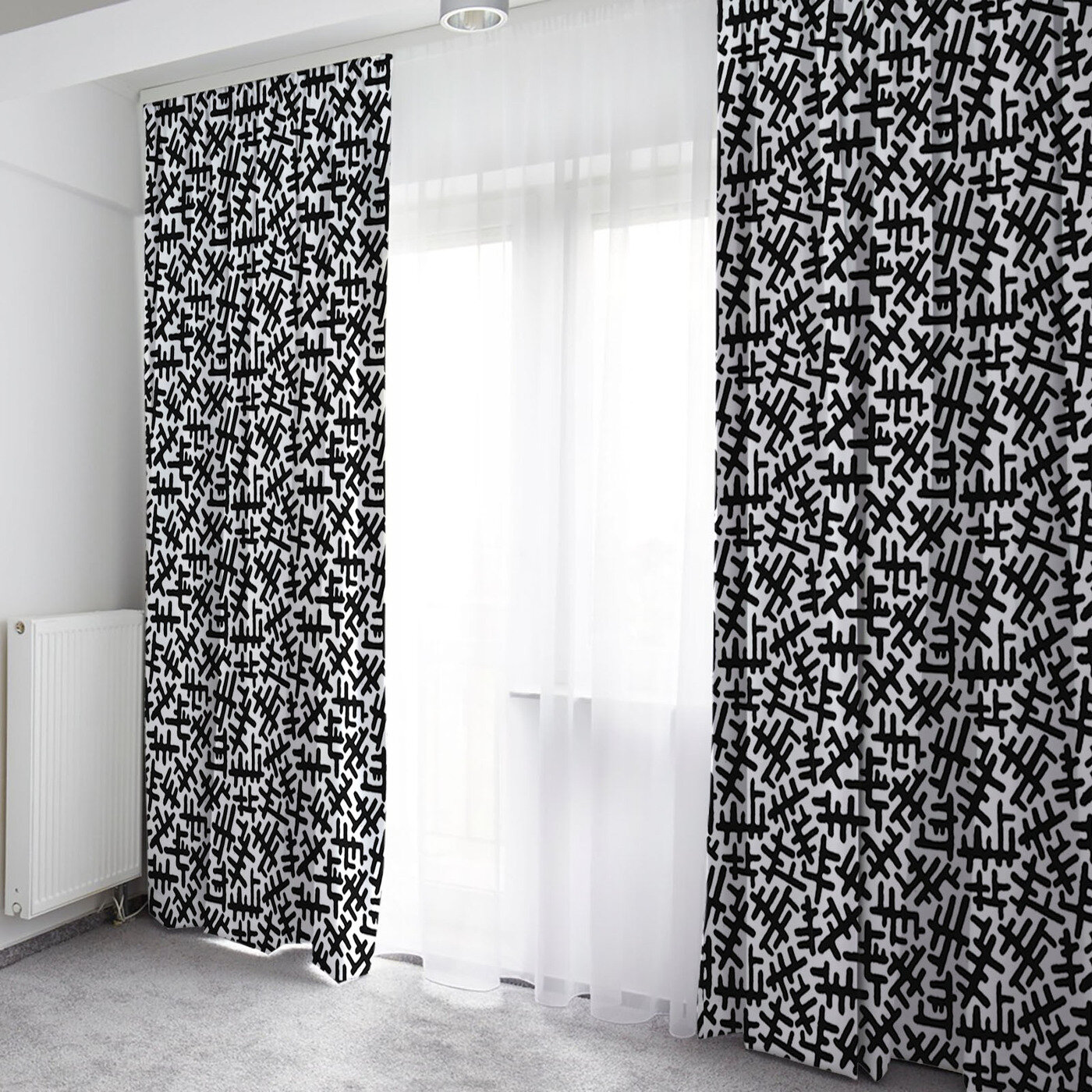 Шторы (фотошторы) из габардина, 290х230 см, Good Room