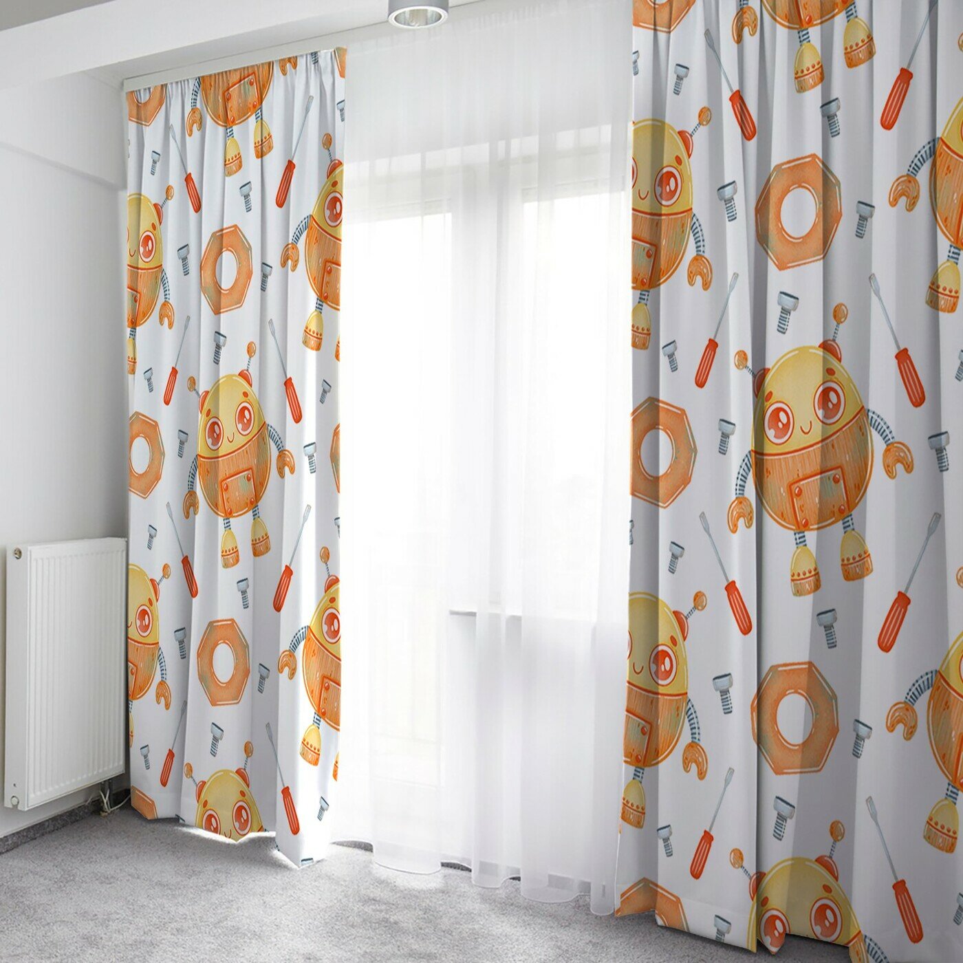 Шторы (фотошторы) из габардина, 290х220 см, Good Room